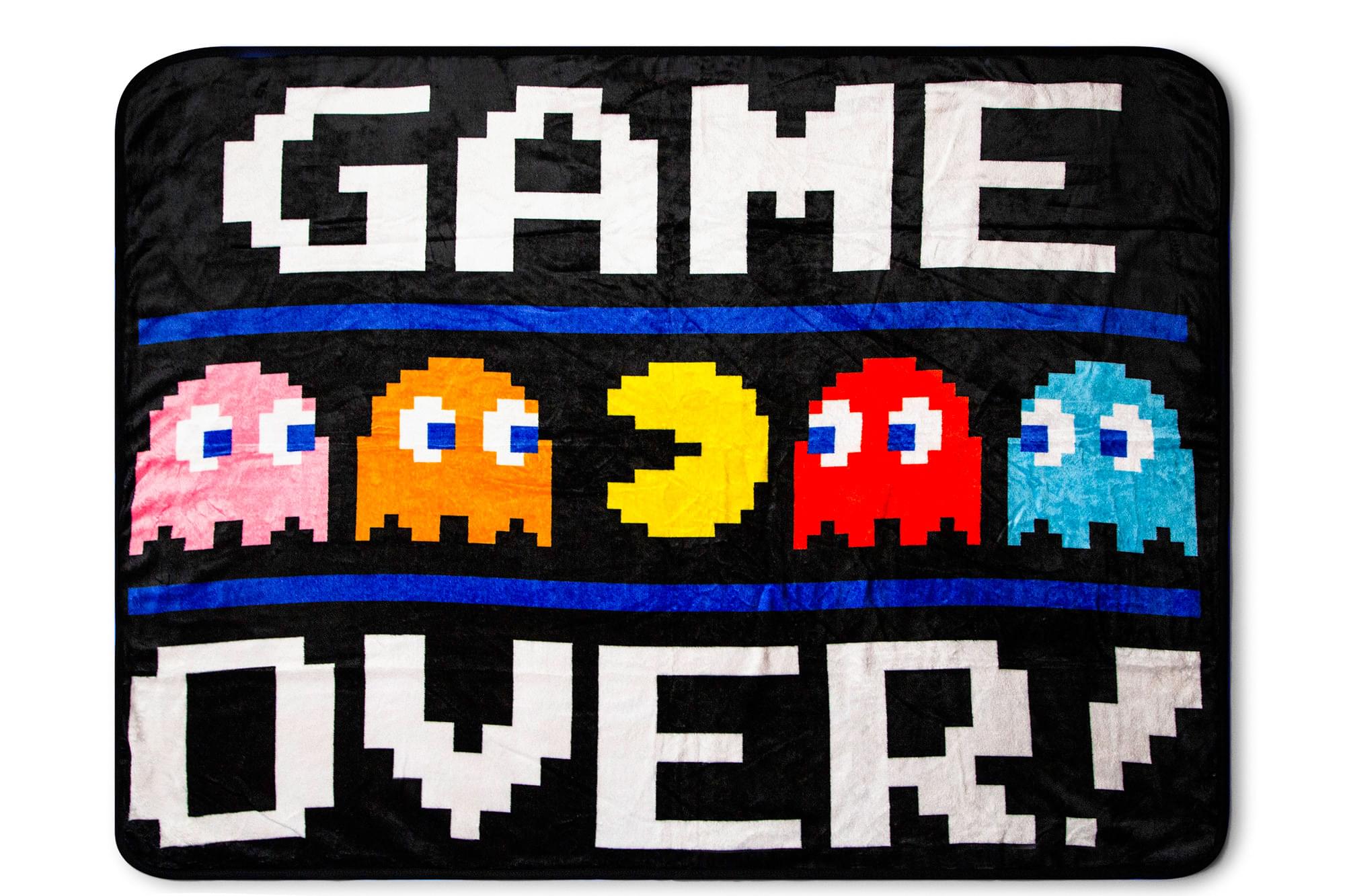 Pac-Man Game Over 45 x 60 Inch Fleece Throw Blanket | Free Shipping