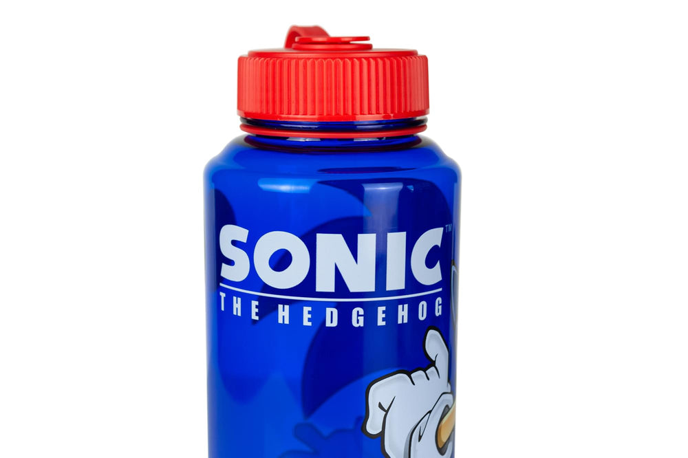 Sonic The Hedgehog 32oz Plastic Water Bottle | Free Shipping