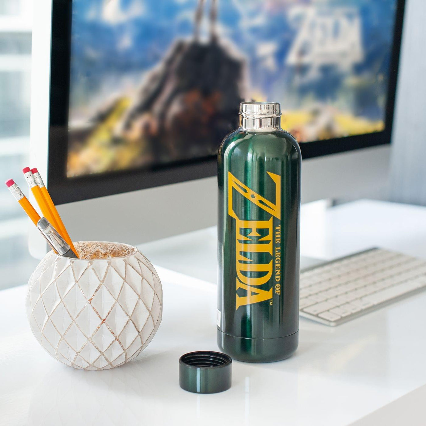 Legend of Zelda Hyrule Stainless Steel Water Bottle | Free Shipping