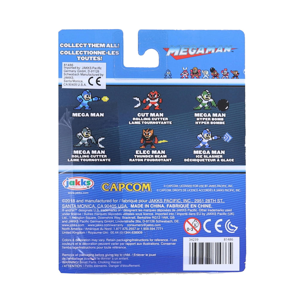 Mega Man 8 Bit Figure | Mega Man w/ Hyper Bomb | Free Shipping