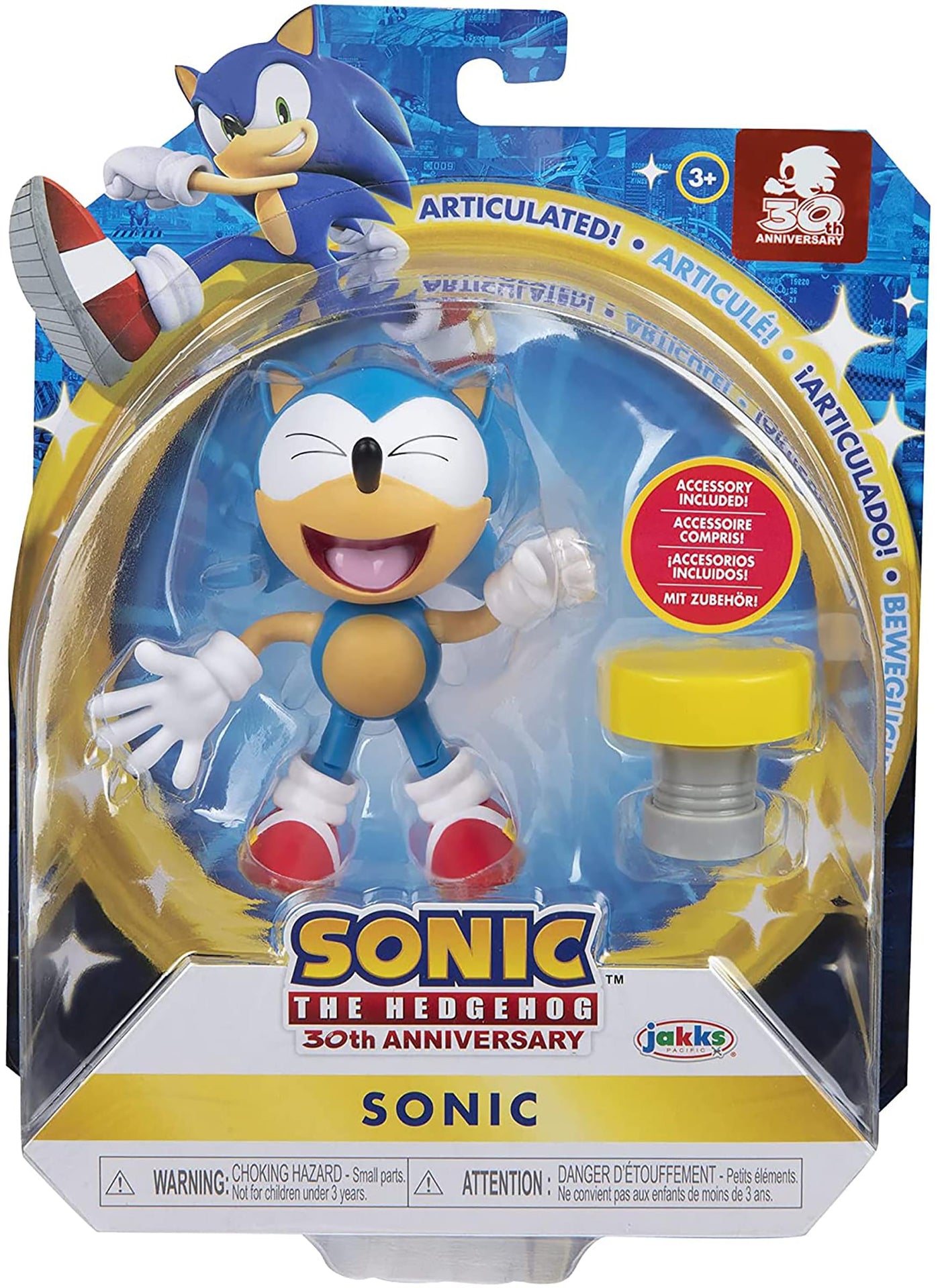 Sonic the Hedgehog 4 Inch Figure | Classic Sonic | Free Shipping