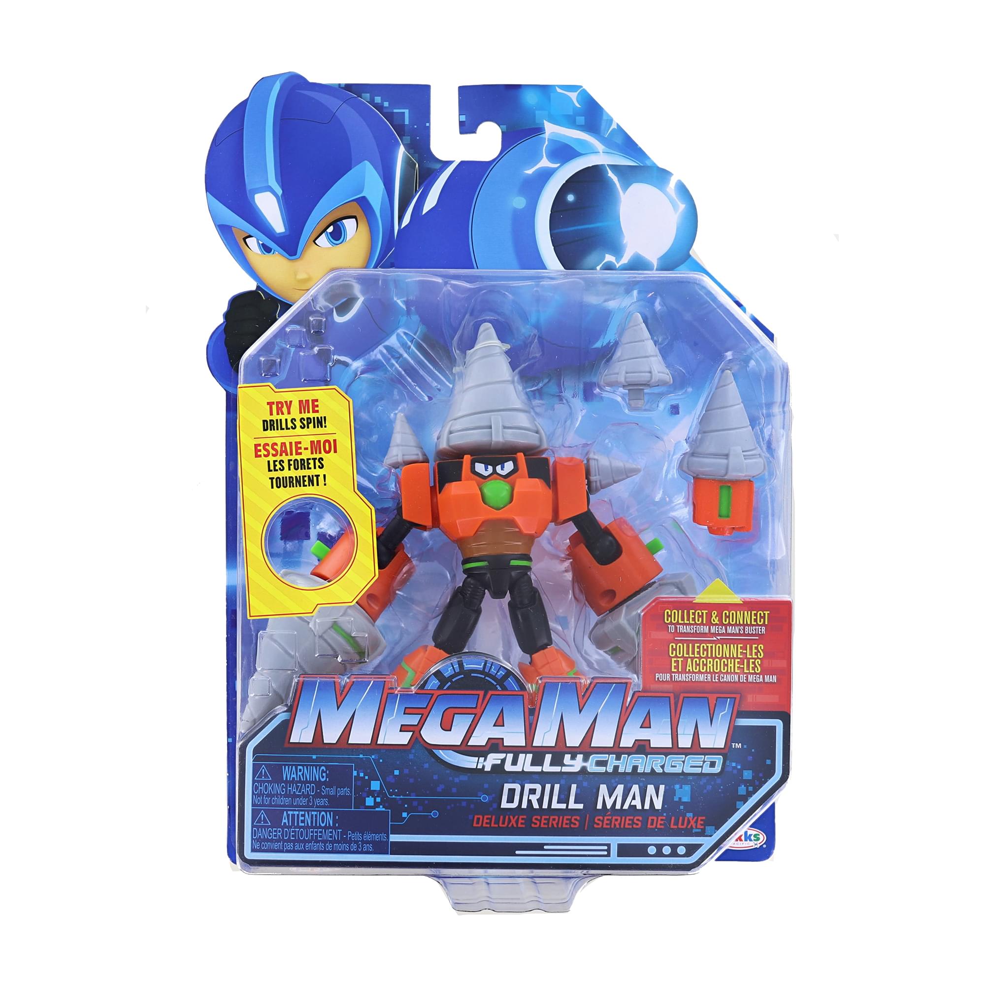 Mega Man 7 Inch Figure | Deluxe Drill Man | Free Shipping