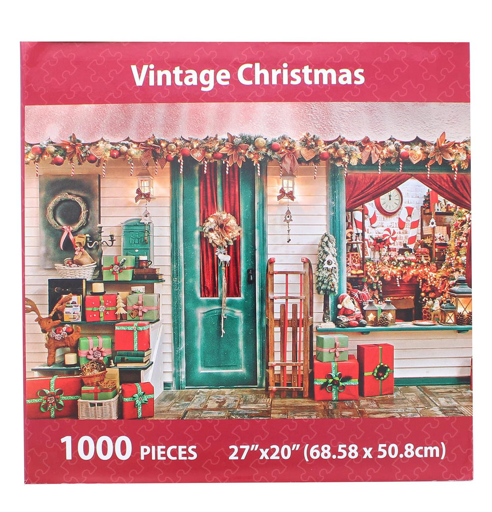 Vintage Christmas 1000 Piece Jigsaw Puzzle | Free Shipping