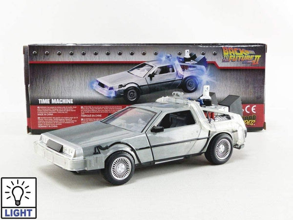 Back To The Future 2 Time Machine Light-Up 1:24 Vehicle | Free Shippin