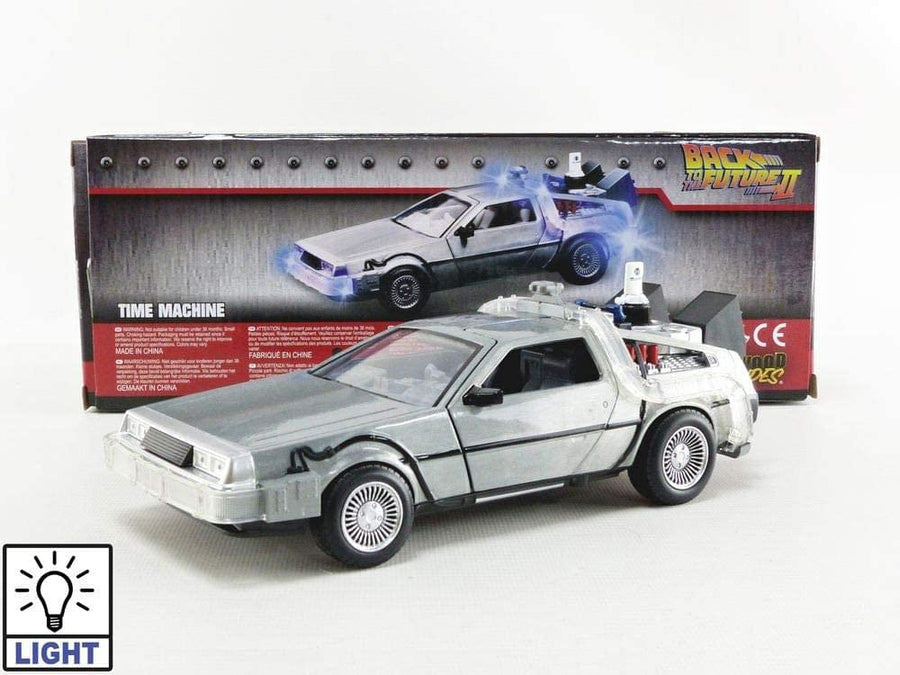 Back To The Future 2 Time Machine Light-Up 1:24 Vehicle | Free Shippin
