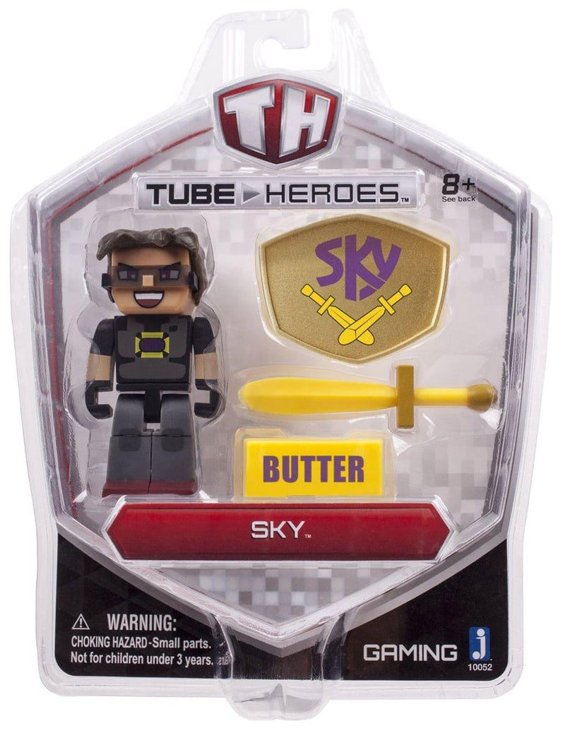 Tube Heroes 3" Action Figure Sky with Accessory | Free Shipping