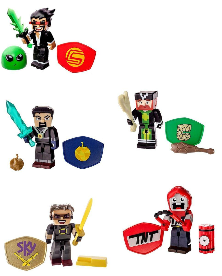 Tube Heroes 3" Action Figure: Set of 5 | Free Shipping
