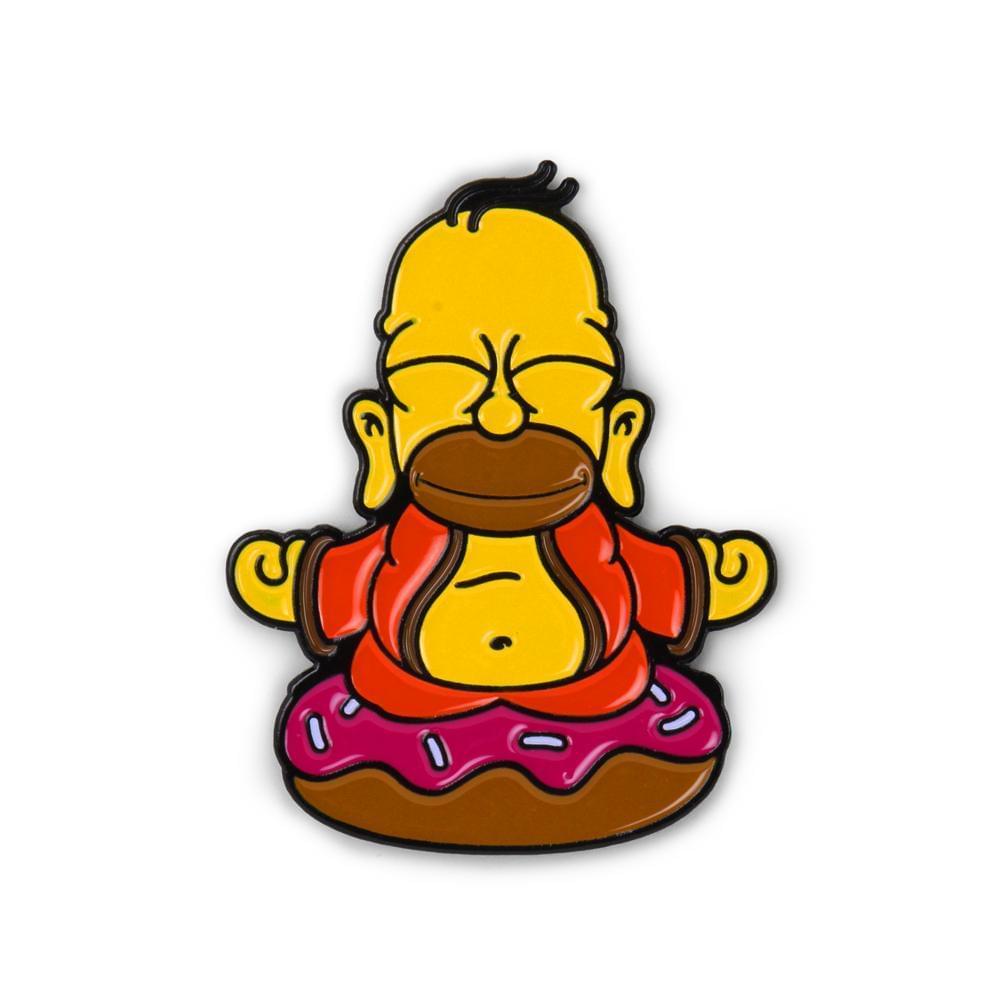 The Simpsons Homer Buddha 1.5 Inch Enamel Pin | Free Shipping