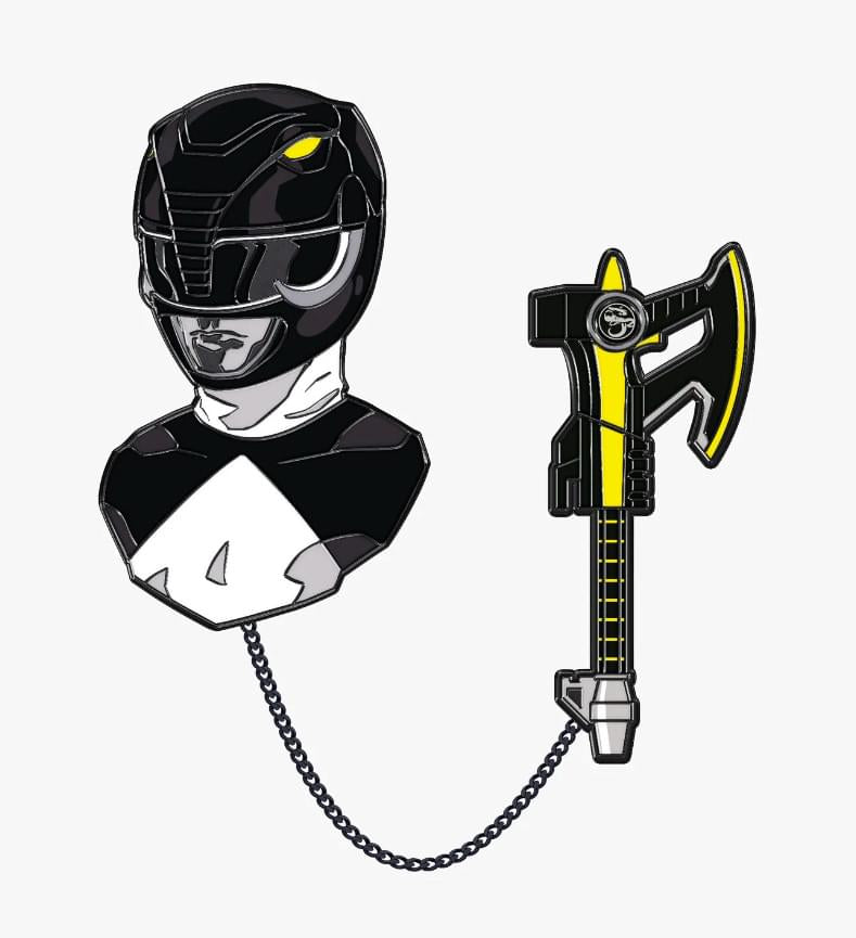 Power Rangers Enamel Icon Pin | Black Ranger | Free Shipping