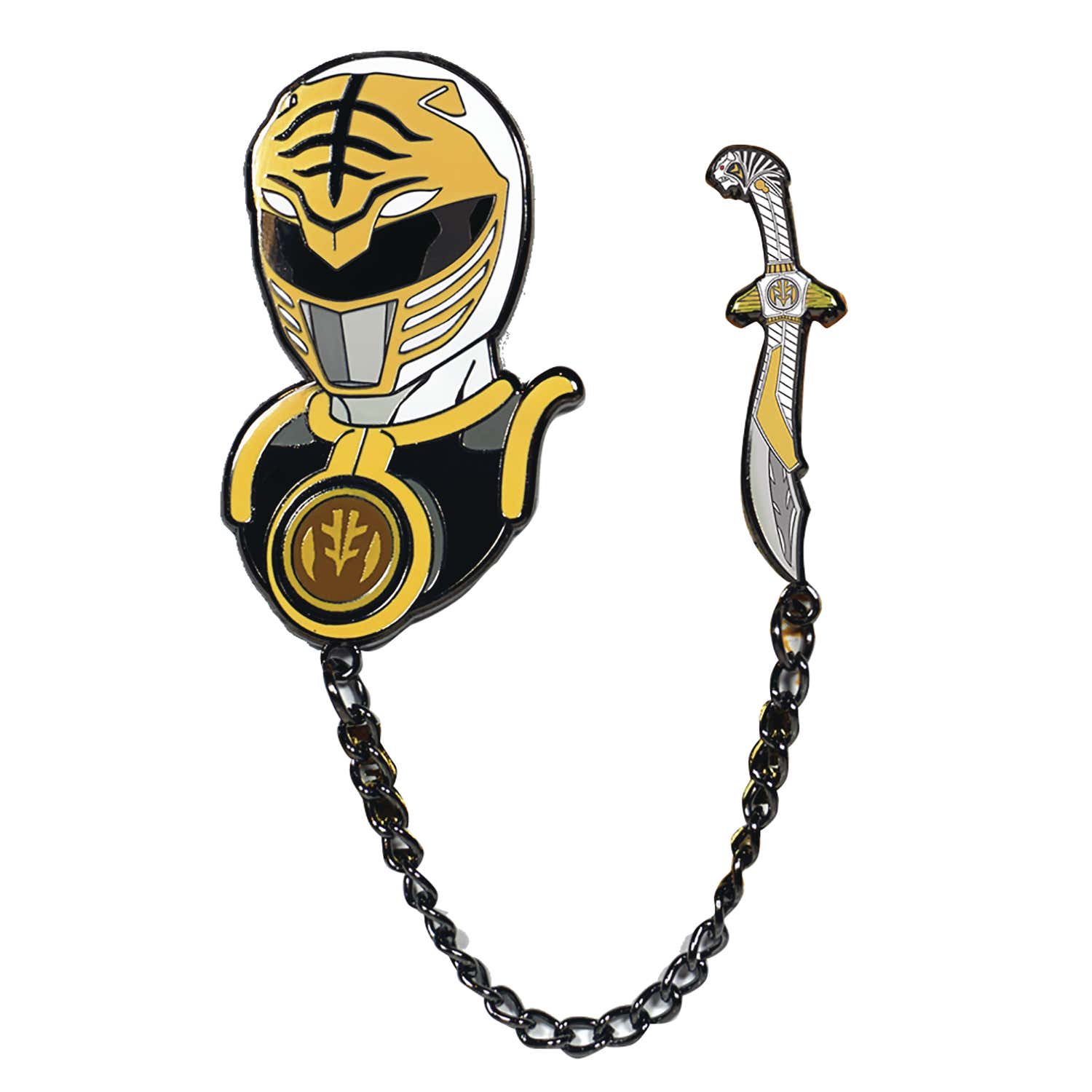 Power Rangers Luxury Enamel Pin | White Ranger | Free Shipping