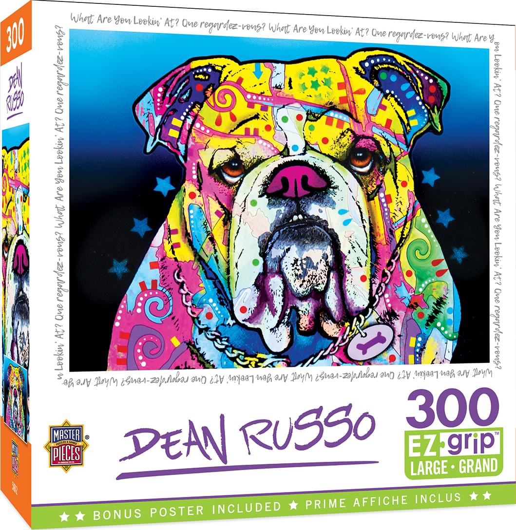 Dean Russo Looking At 300 Piece Large EZ Grip Jigsaw Puzzle | Free Shi