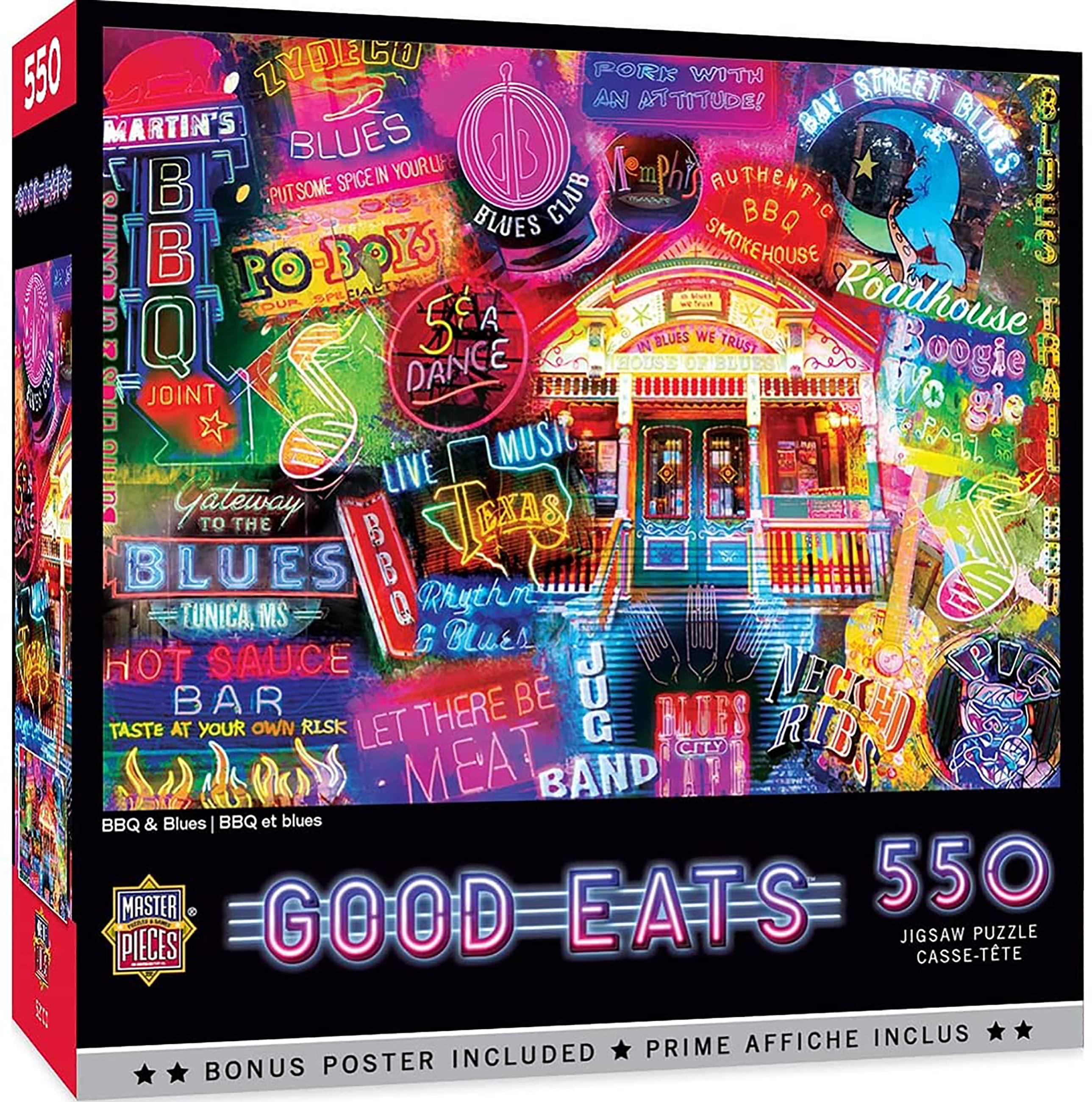 BBQ & Blues 550 Piece Jigsaw Puzzle | Free Shipping