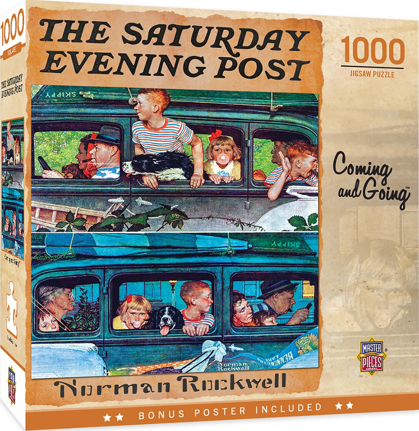 Saturday Evening Post Coming and Going 1000 Pc Jigsaw Puzzle | Free Sh