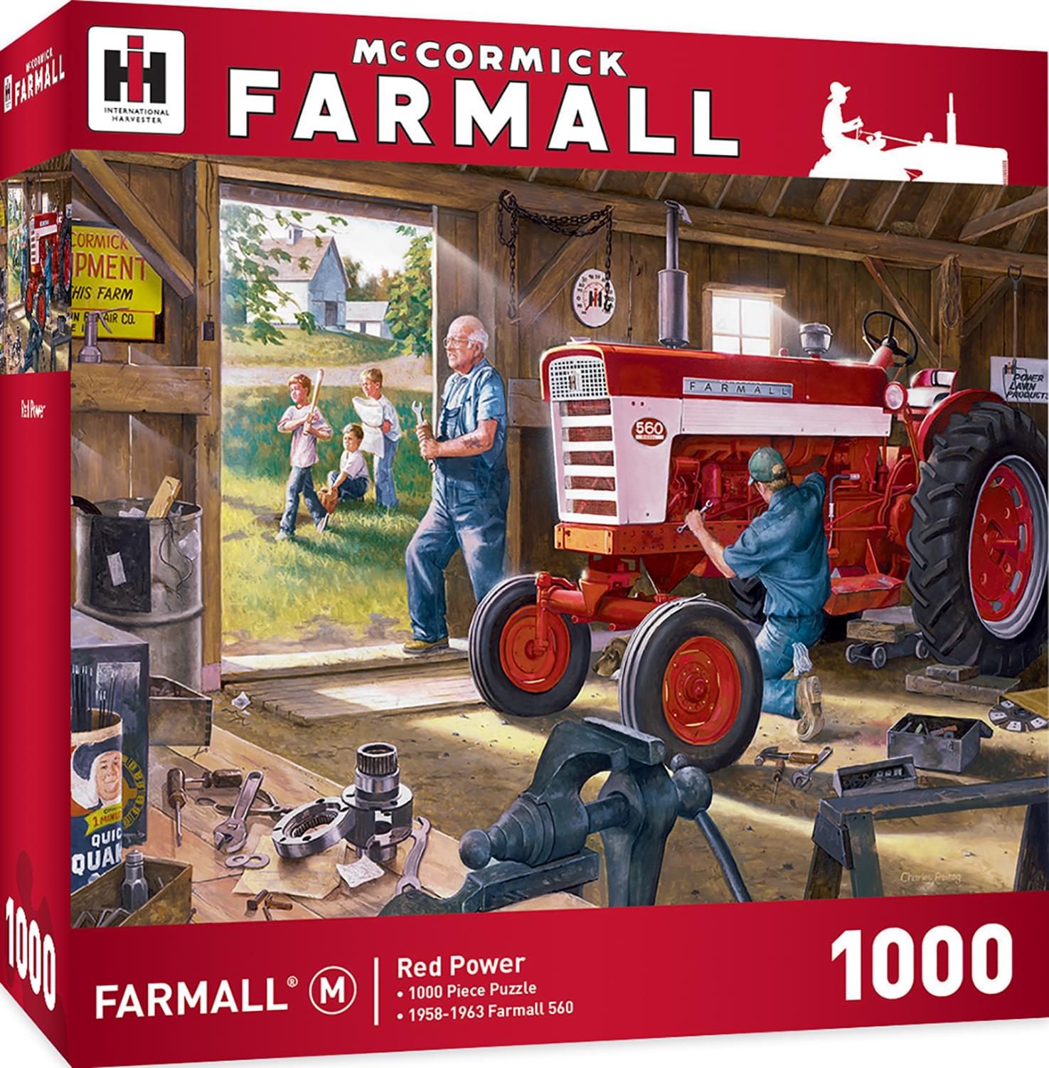 Farmall Tractors Red Power 1000 Piece Jigsaw Puzzle | Free Shipping