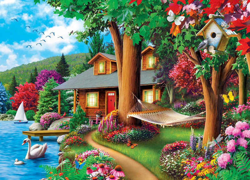 Around the Lake 1000 Piece Jigsaw Puzzle | Free Shipping