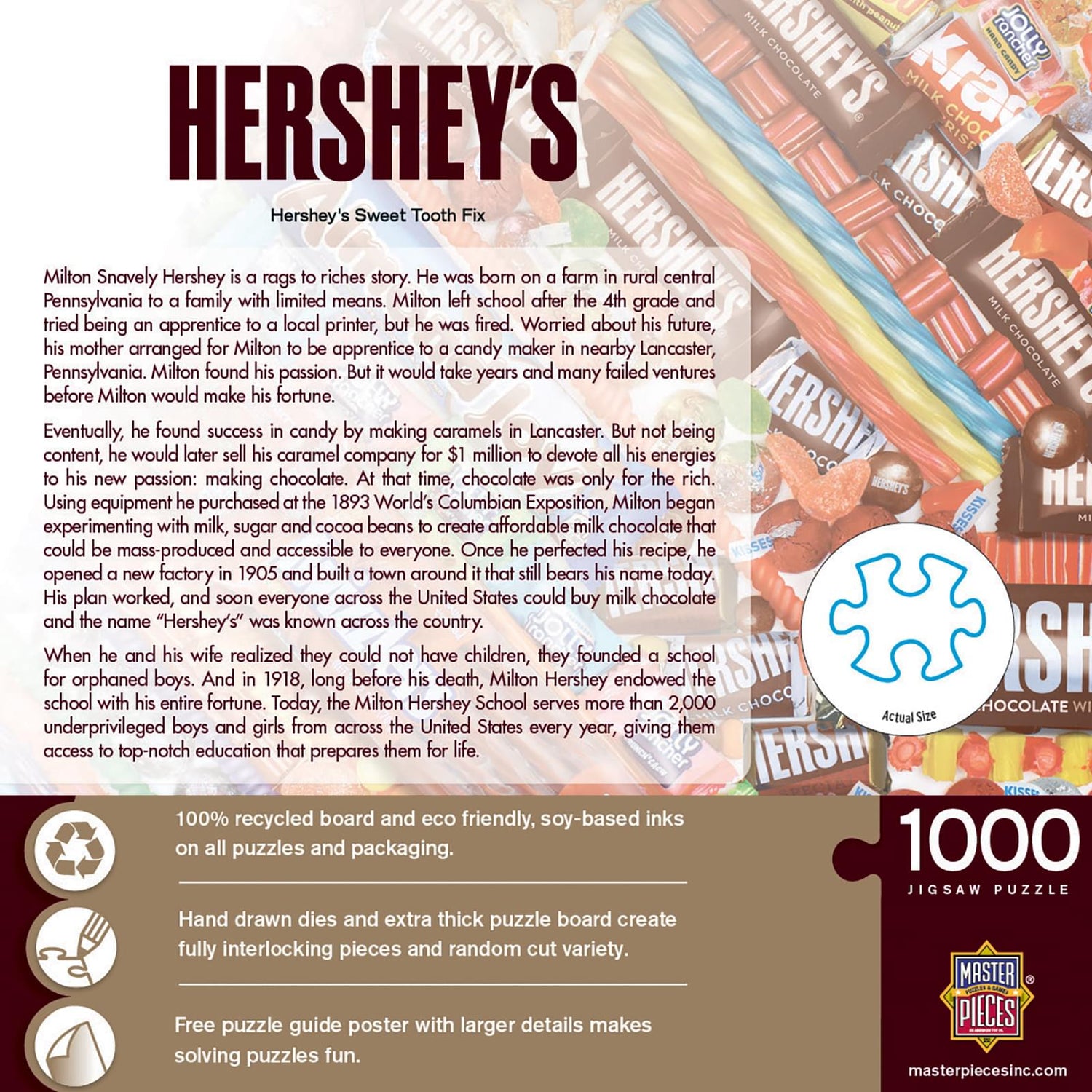 Hershey's Sweet Tooth Fix 1000 Piece Jigsaw Puzzle | Free Shipping