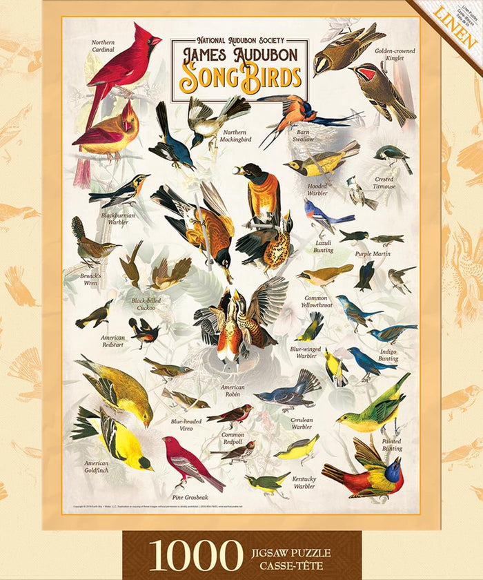 Audubon Songbird 1000 Piece Jigsaw Puzzle | Free Shipping