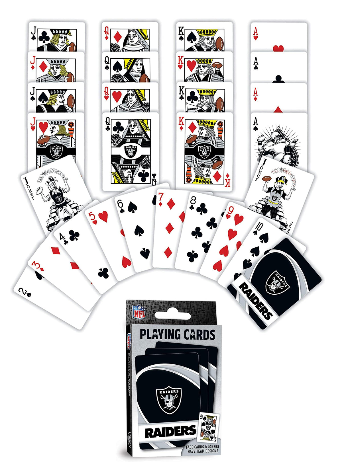 Las Vegas Raiders NFL Playing Cards | Free Shipping