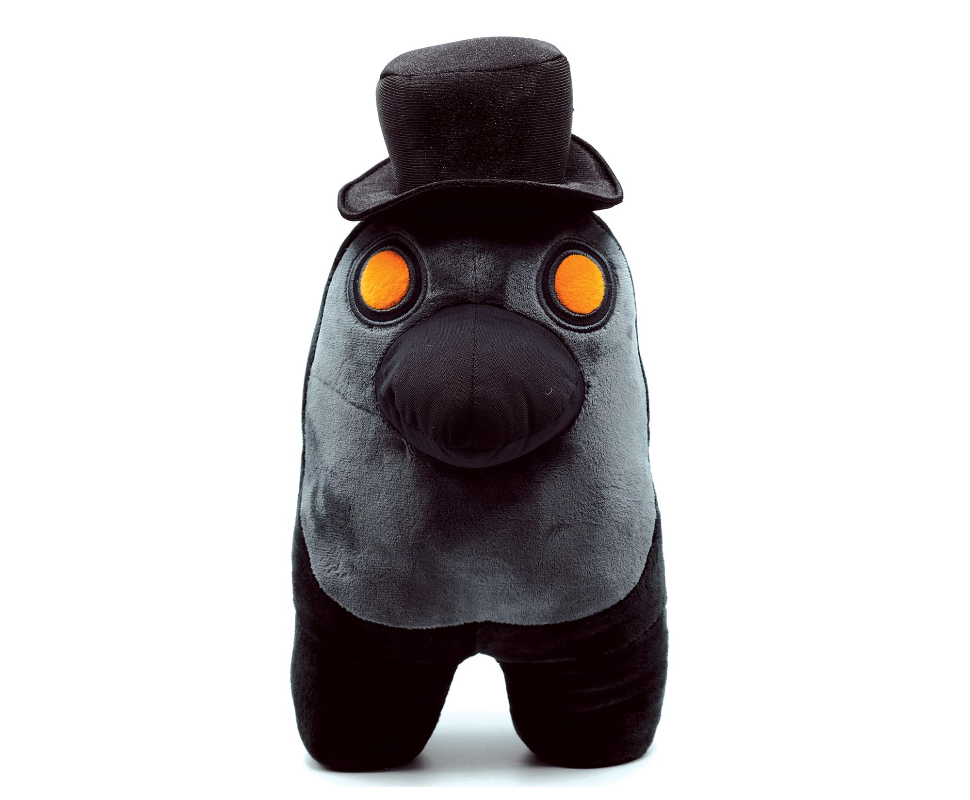 Among Us 12 Inch Plush | Black Crewmate w/ Top Hat | Free Shipping