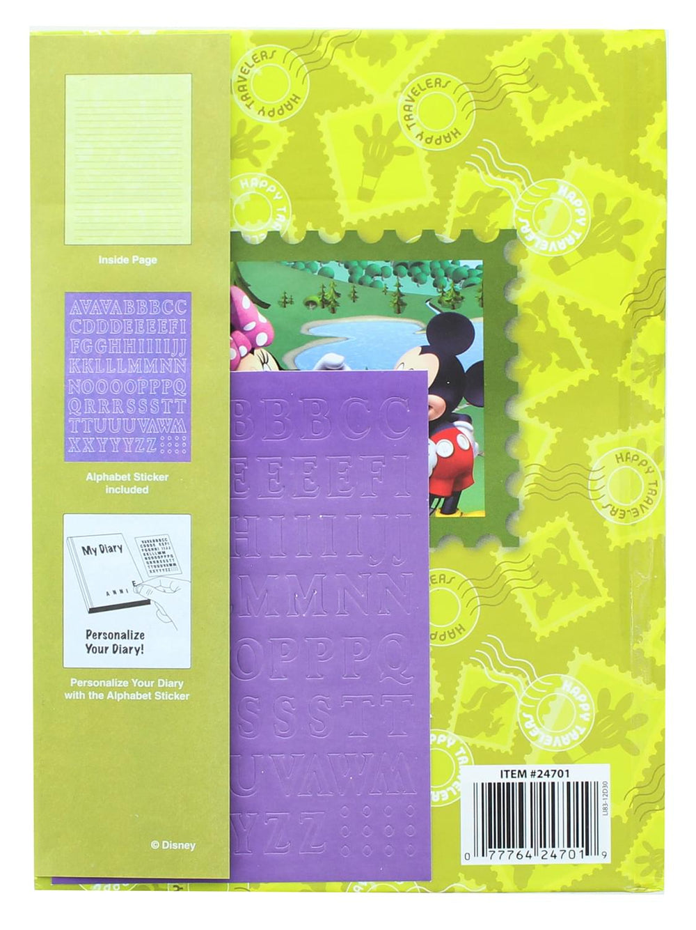 Disney Mickey Mouse & Gang 5x7 Inch Hardcover Journal | Free Shipping
