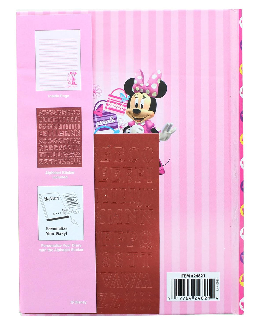 Disney Minnie Mouse 5x7 Inch Hardcover Journal | Free Shipping
