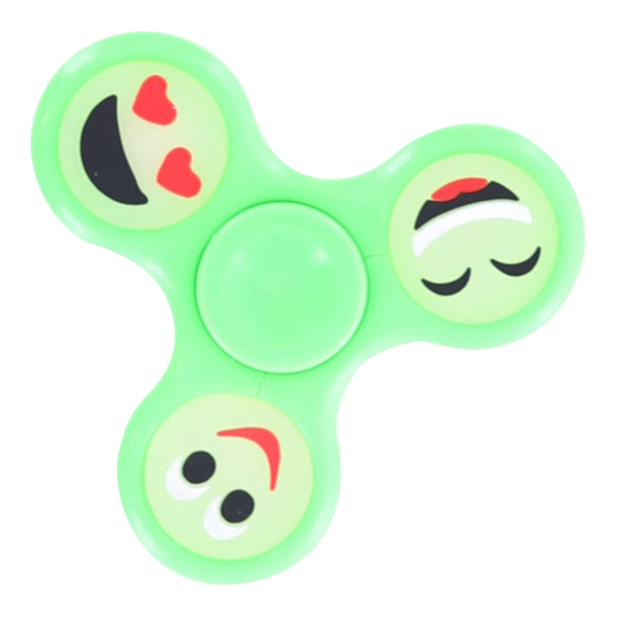 Emoji Smile Fidget Spinner | Green | Free Shipping