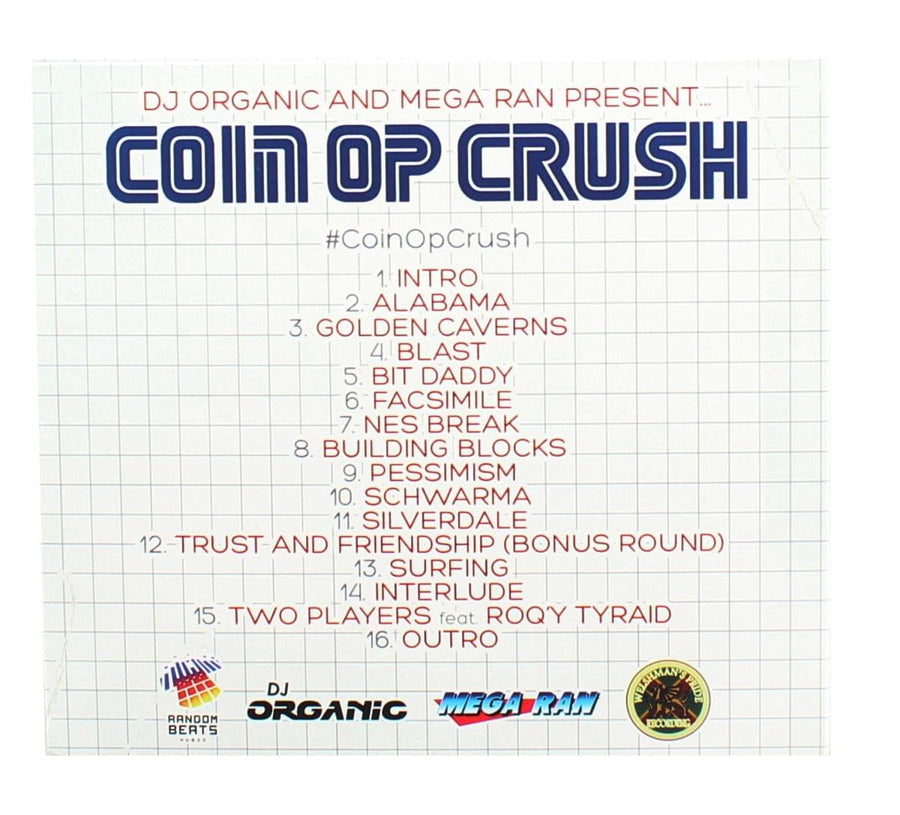 DJ Organic Mega Ran Coin Op Crush Music CD (Arcade Block) | Free Shipp