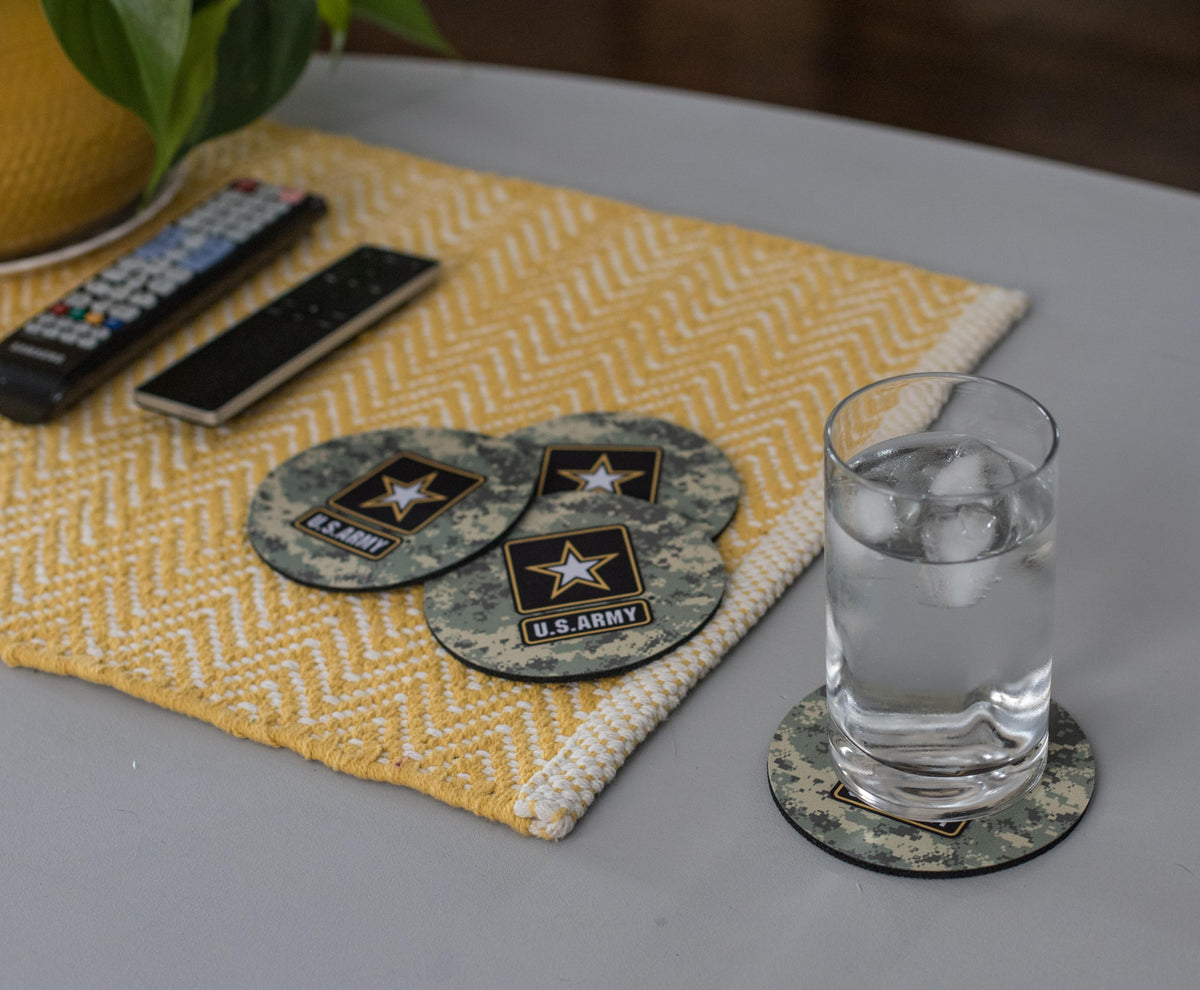 U.S. Army 4-Piece Coaster Set | Free Shipping