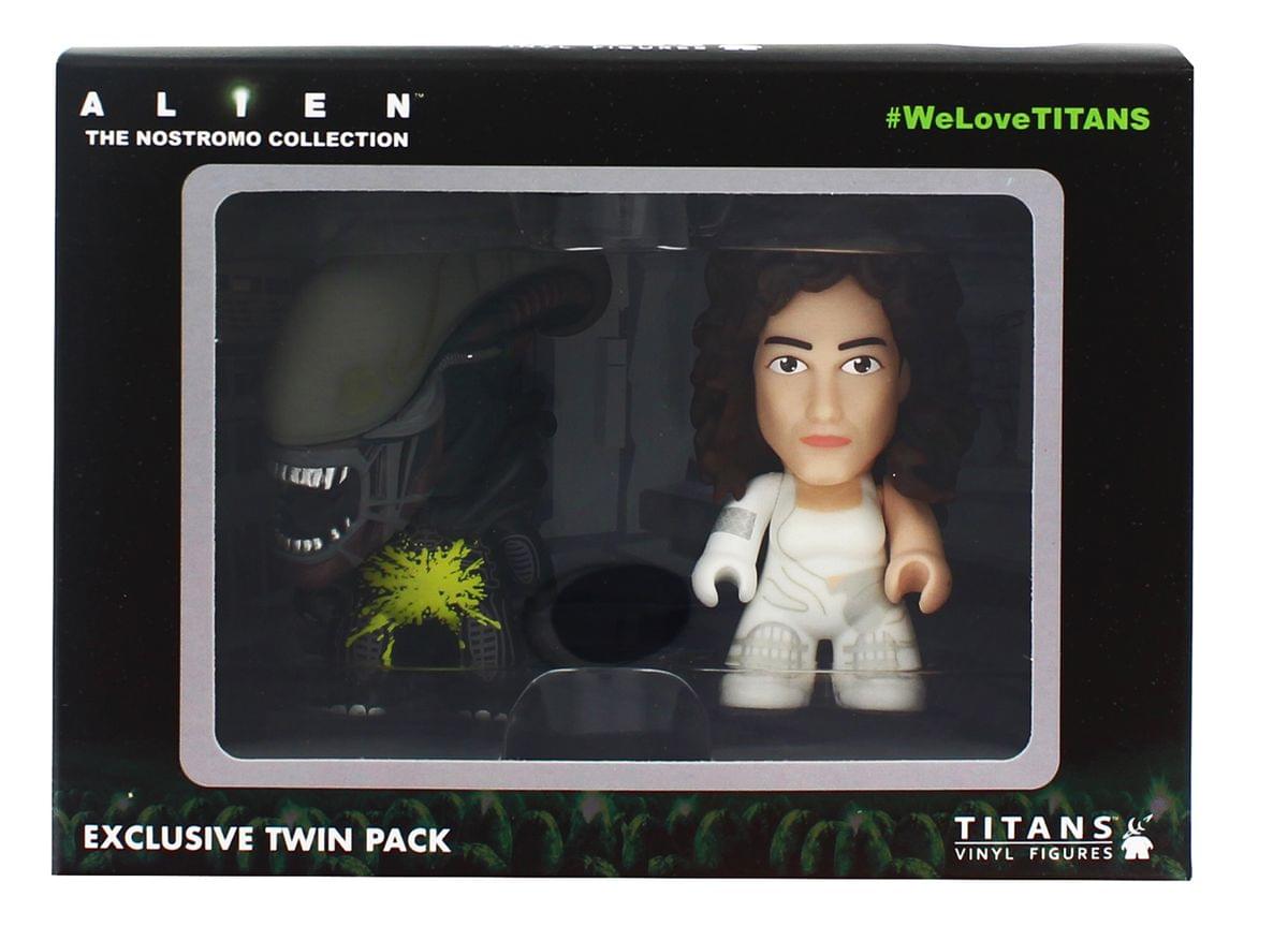 Alien Figure 2-Pack: Pre-Suit Ripley & Acid Alien | Free Shipping