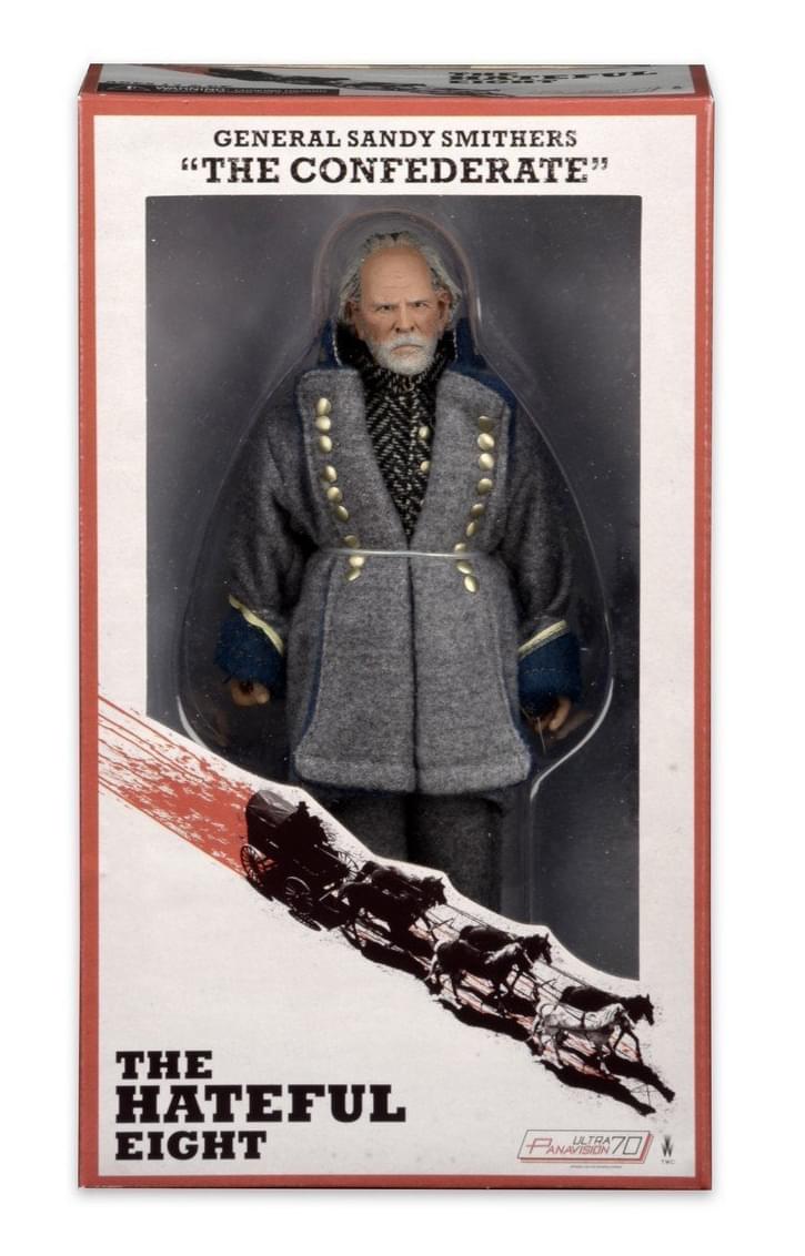 Hateful Eight Movie 8" General Sandy Smithers Confederate | Free Shipp
