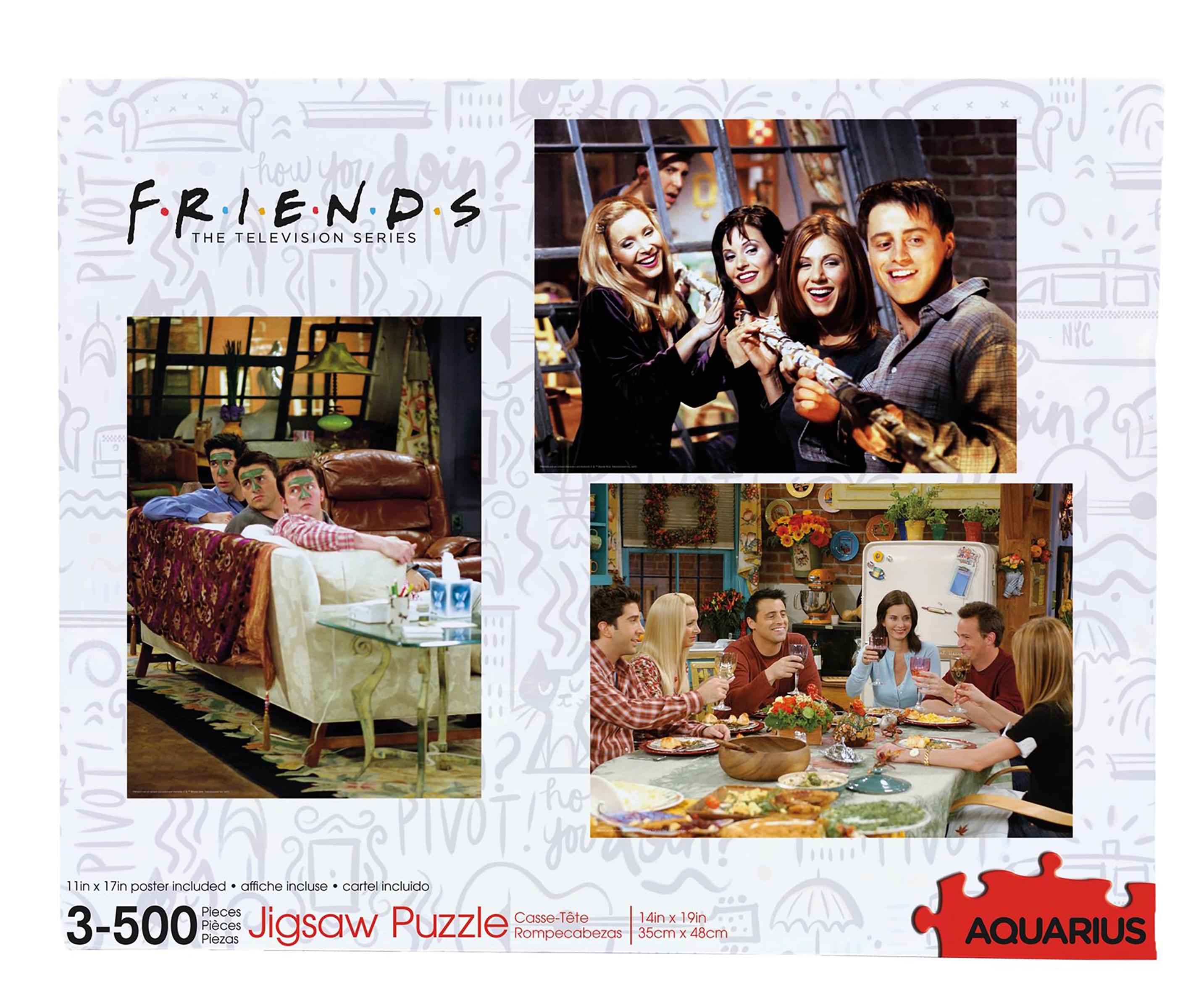 Friends 500 Piece Jigsaw Puzzle 3-Pack | Free Shipping