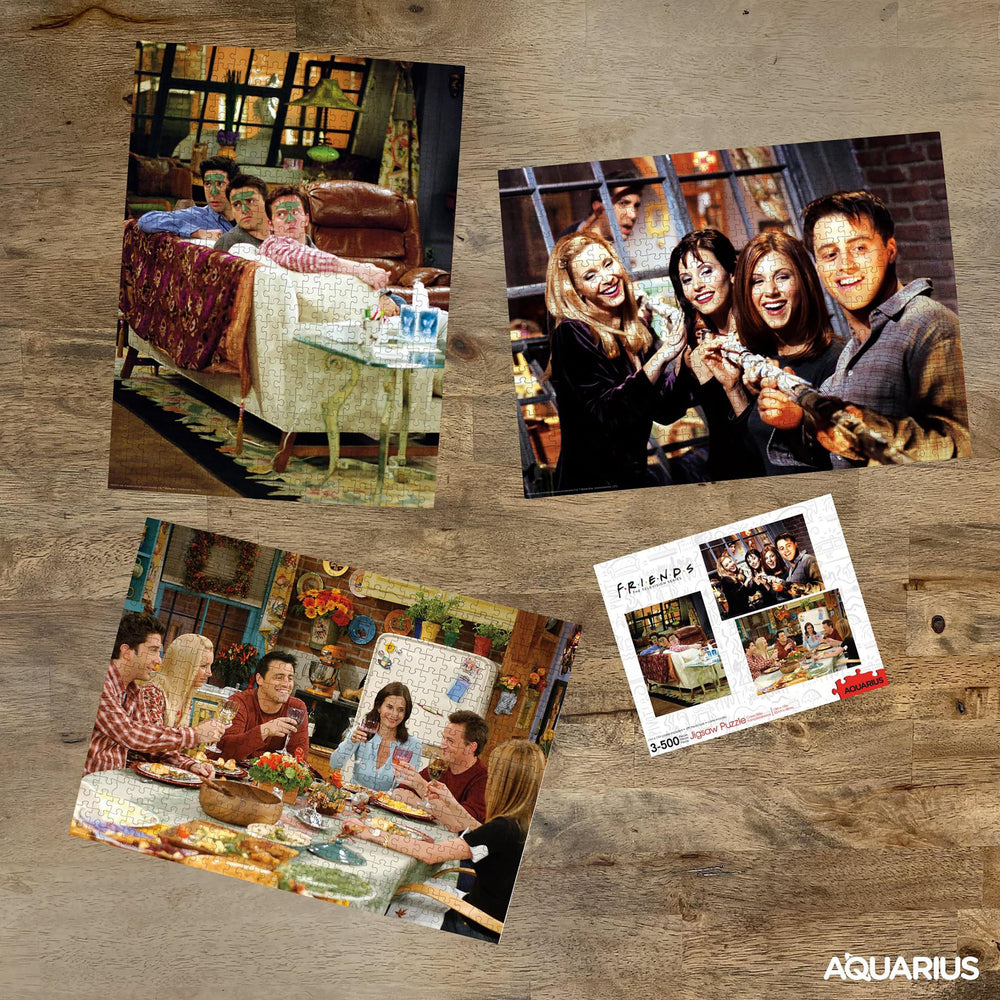 Friends 500 Piece Jigsaw Puzzle 3-Pack | Free Shipping