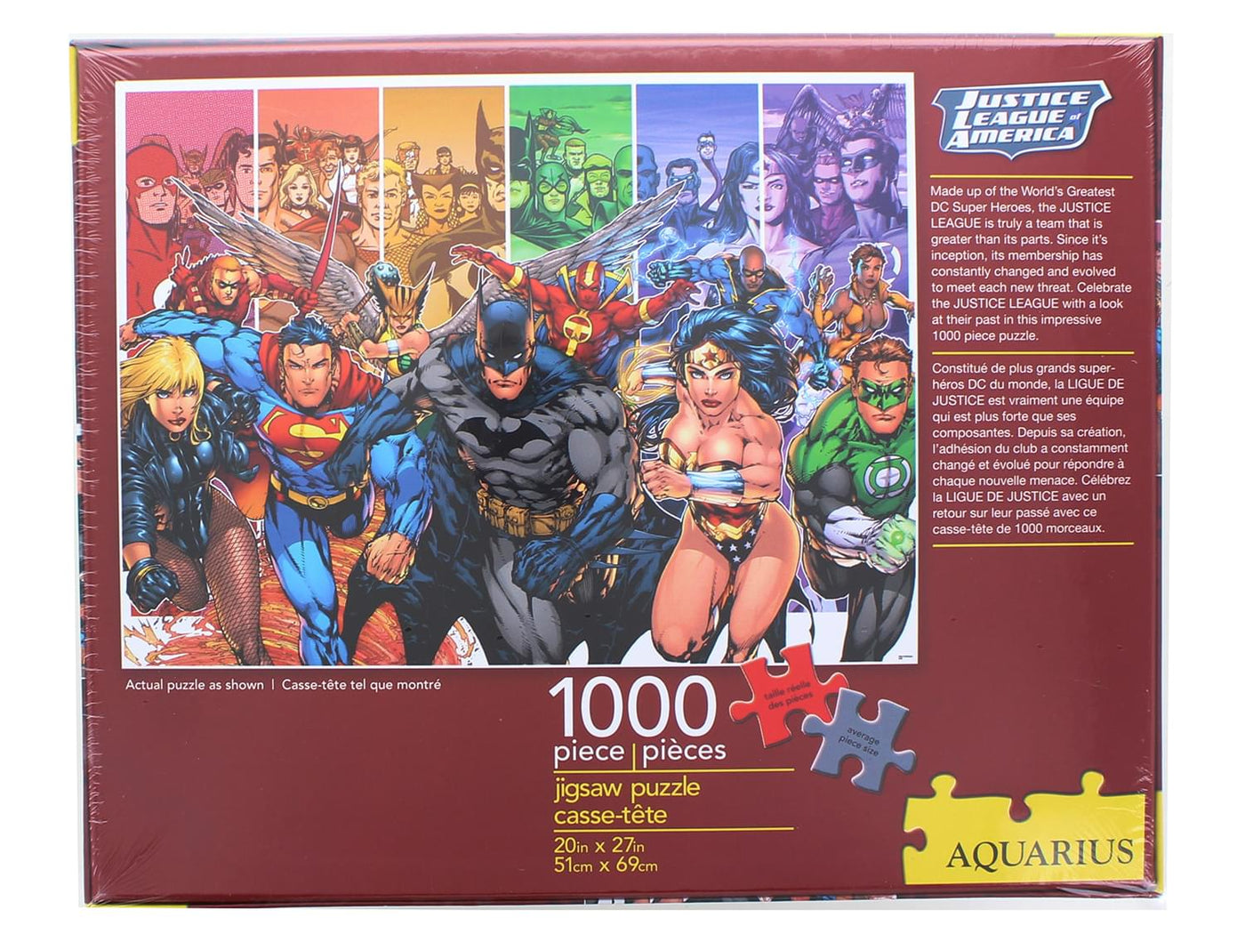 DC Comics Justice League 1000 Piece Jigsaw Puzzle | Free Shipping