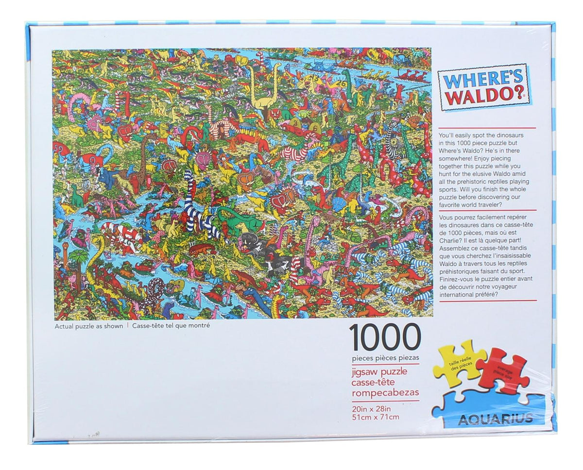 Wheres Waldo Dinosaurs 1000 Piece Jigsaw Puzzle | Free Shipping
