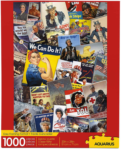 Smithsonian War Posters 1000 Piece Jigsaw Puzzle | Free Shipping