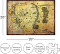 The Hobbit Map 1000 Piece Jigsaw Puzzle | Free Shipping