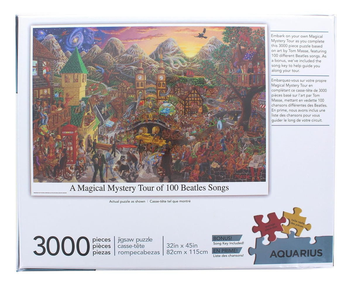 The Beatles 100 Songs 3000 Piece Jigsaw Puzzle | Free Shipping