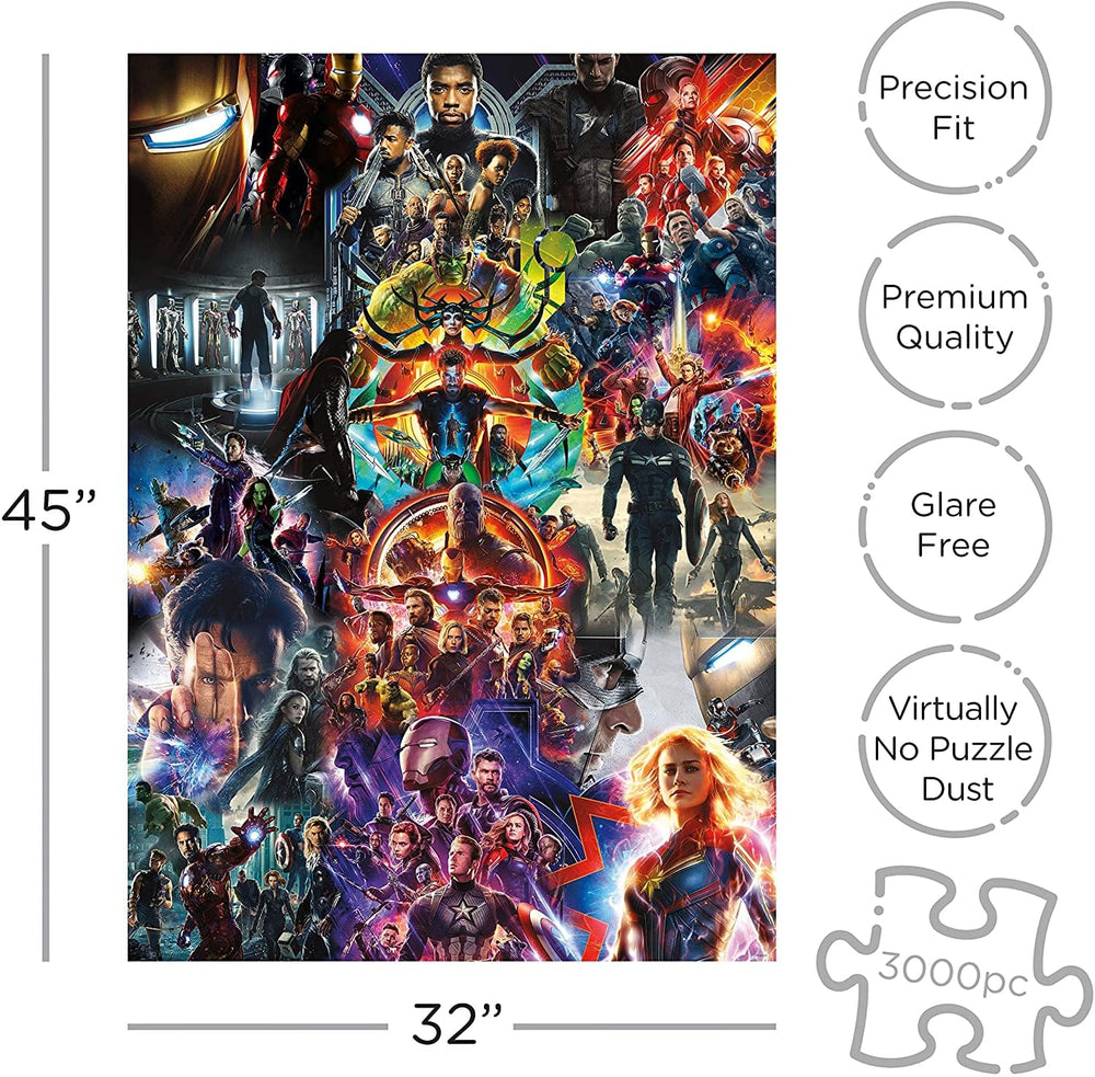 Marvel MCU Collage 3000 Piece Jigsaw Puzzle | Free Shipping