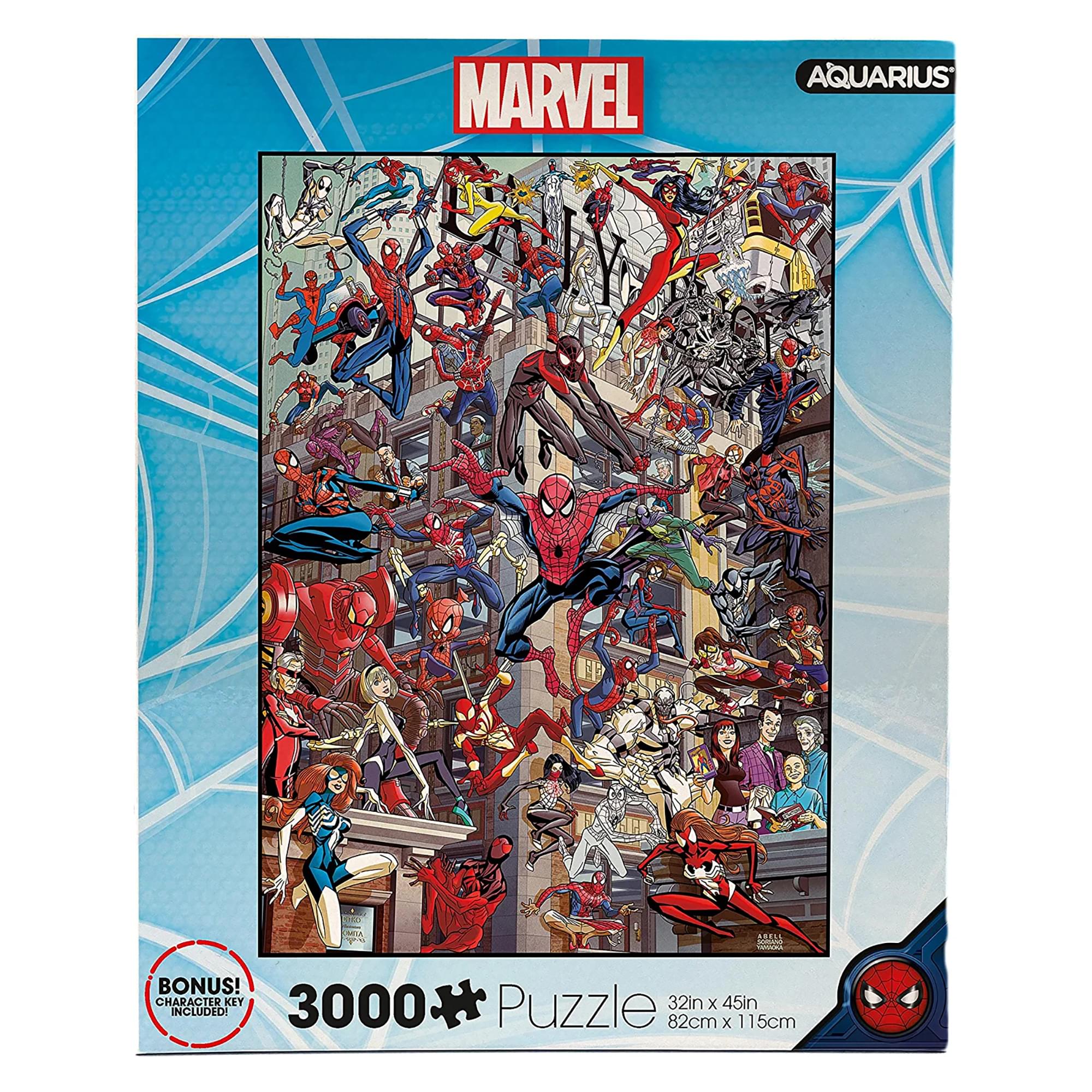 Marvel Spider-Man Heroes 3000 Piece Jigsaw Puzzle | Free Shipping