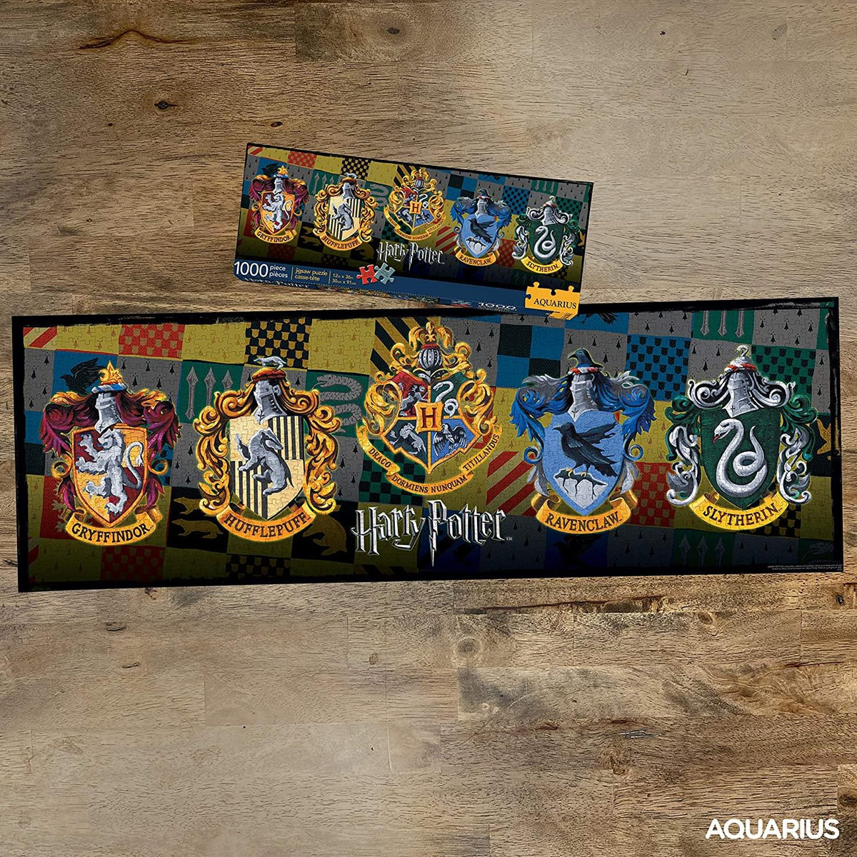 Harry Potter Crests Slim 1000-Piece Jigsaw Puzzle | Free Shipping