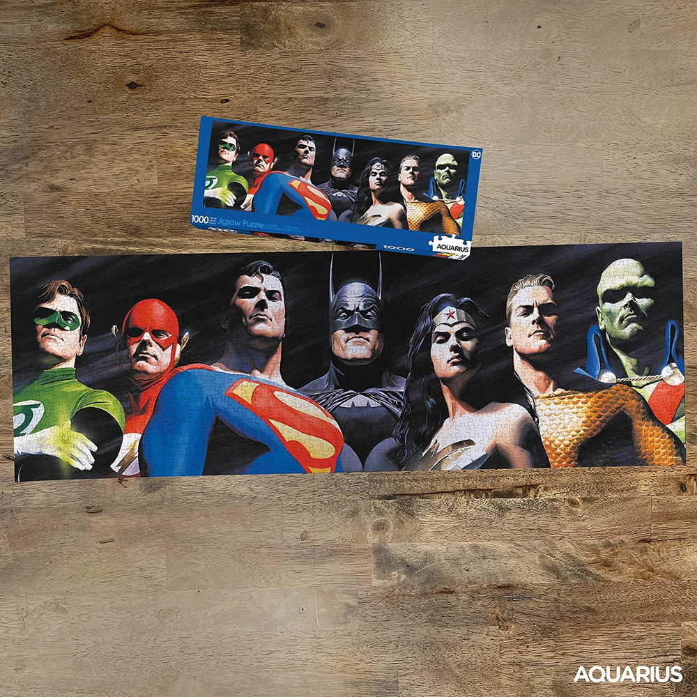DC Justice League 1000 Piece Slim Jigsaw Puzzle | Free Shipping