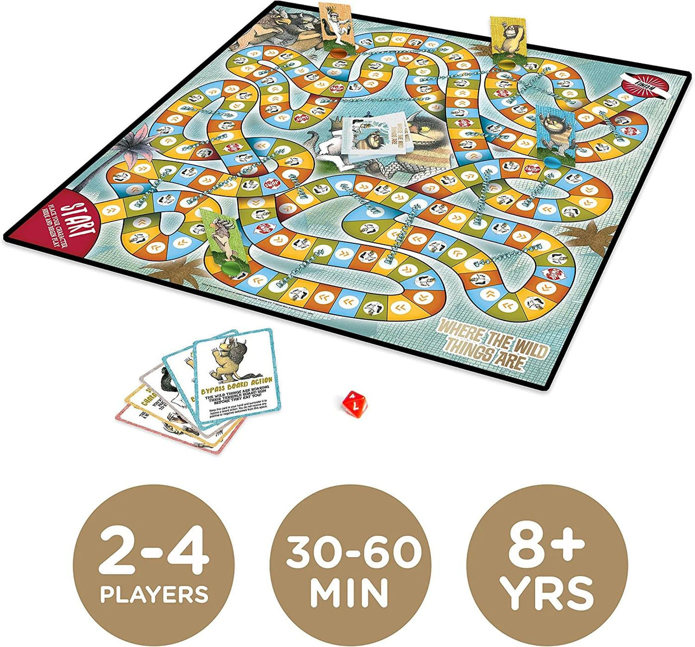 Where The Wild Things Are Journey Board Game | Free Shipping