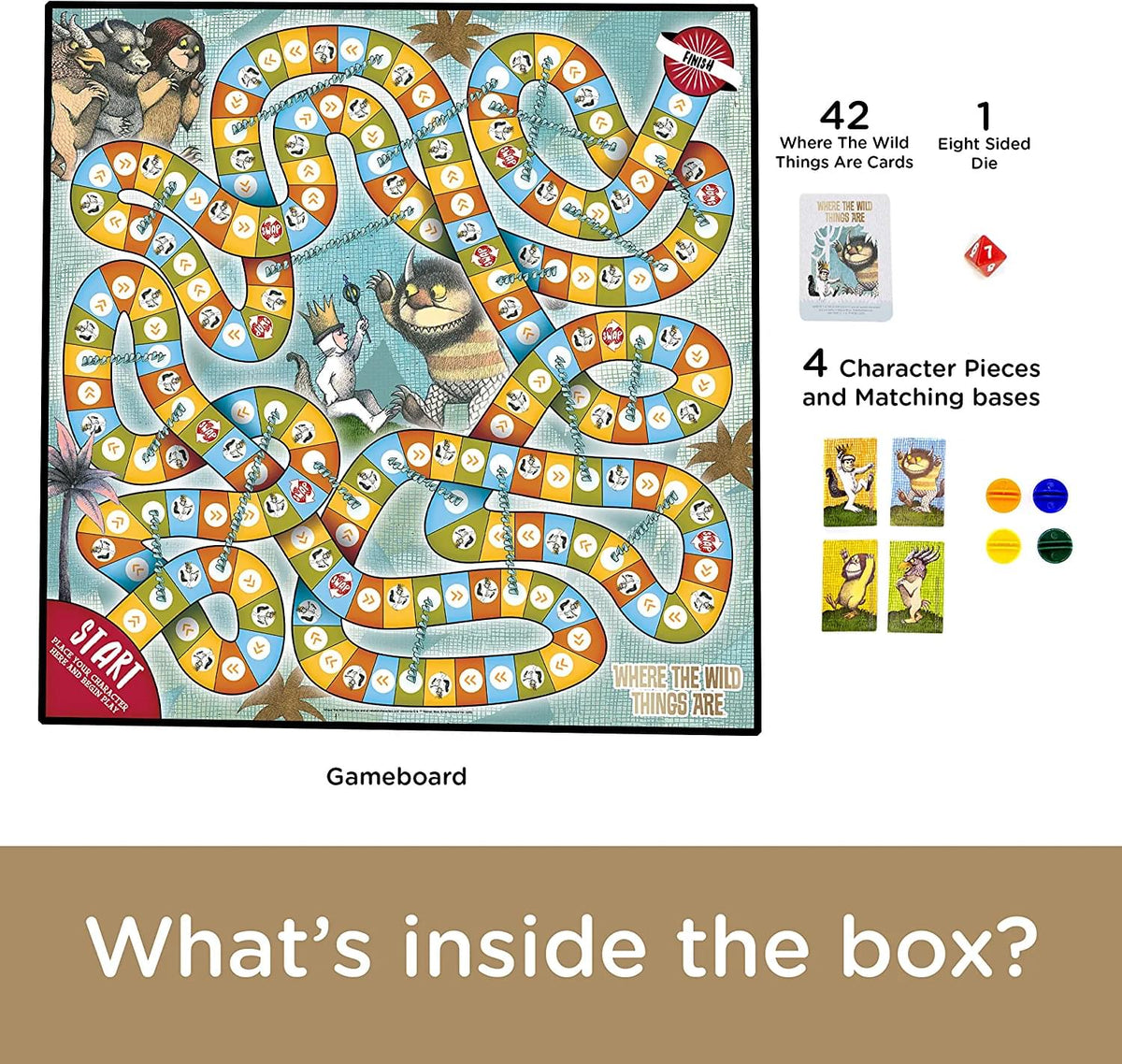 Where The Wild Things Are Journey Board Game | Free Shipping