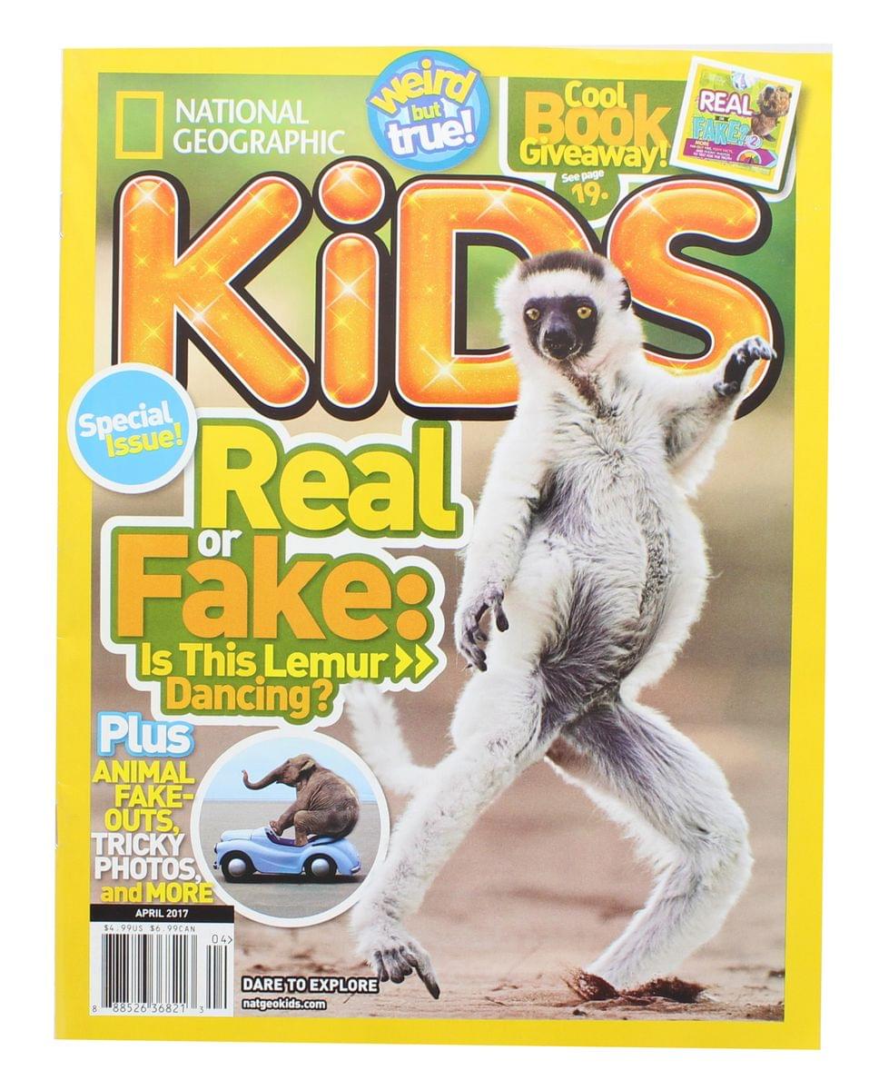 National Geographic Kids Magazine: Real or Fake (April 2017) | Free Sh