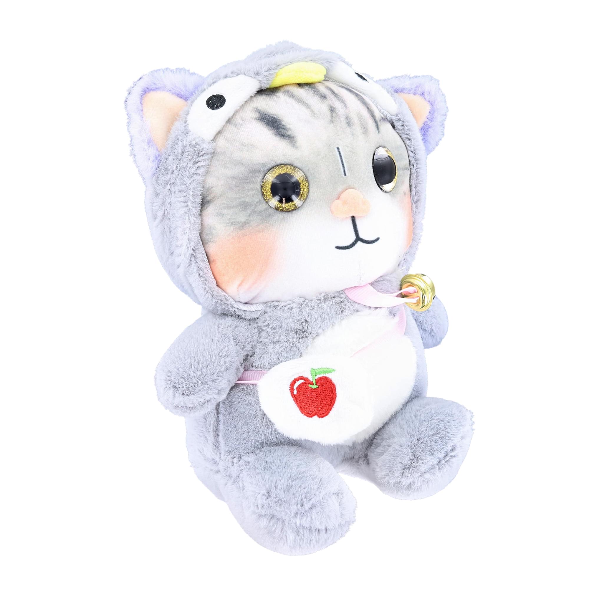 3D Lovely Cat 10 Inch Plush Collectible | Brown | Free Shipping