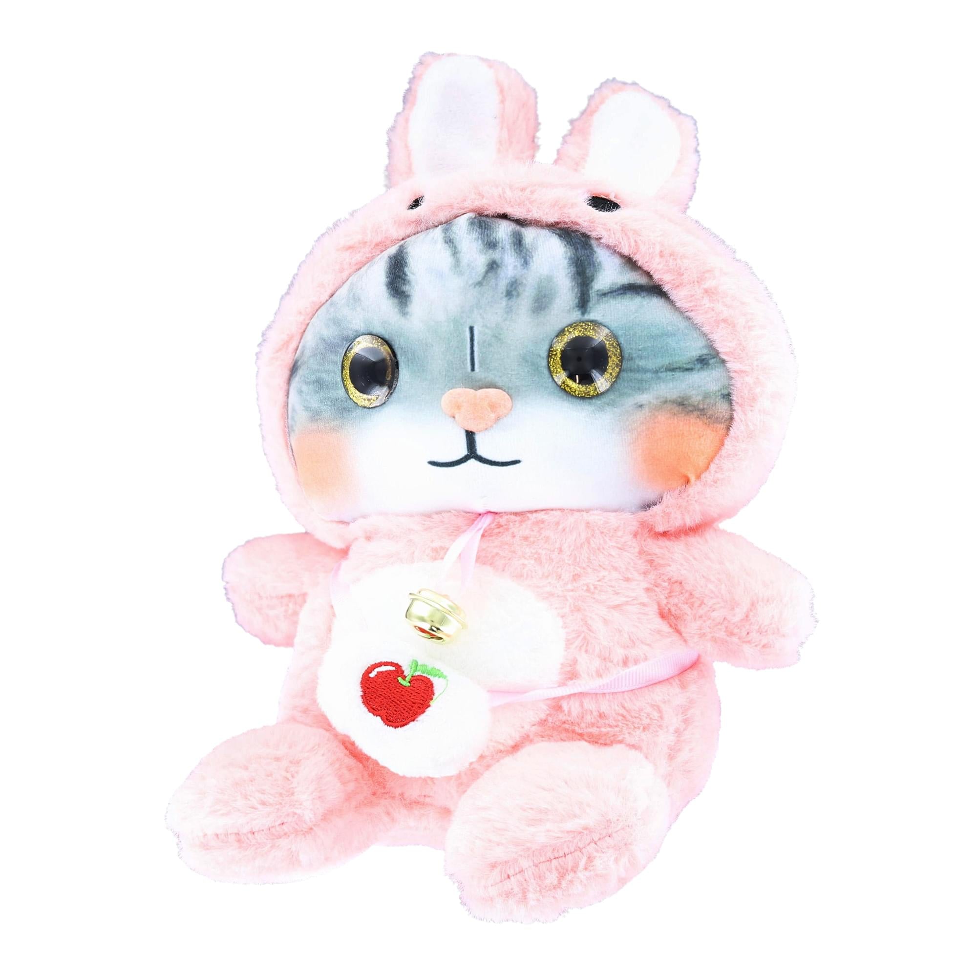 3D Lovely Cat 10 Inch Plush Collectible | Pink | Free Shipping