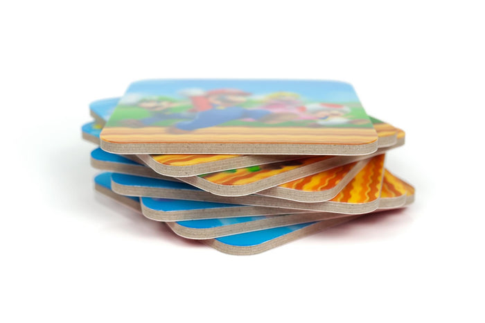 Super Mario Bros. 3D 4-Piece Coaster Set | Free Shipping