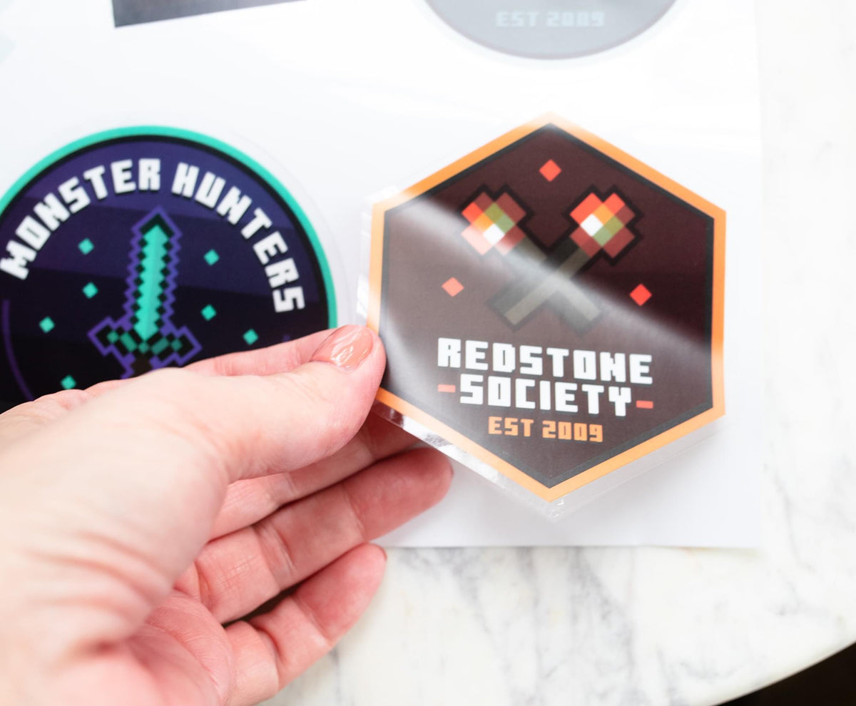 Minecraft Characters Removable Vinyl Stickers | 4 Sheets | Free Shippi