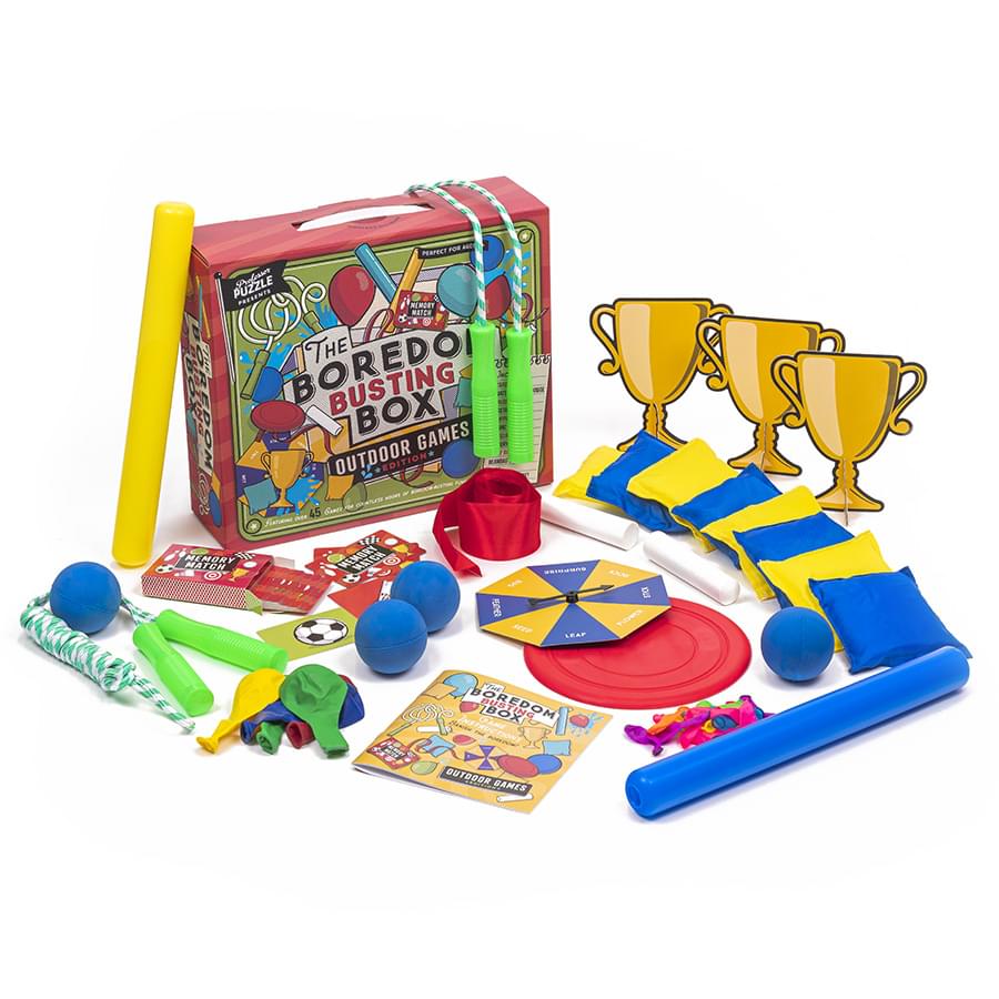 Outdoor Boredom Busting Box | 45 Games | Free Shipping