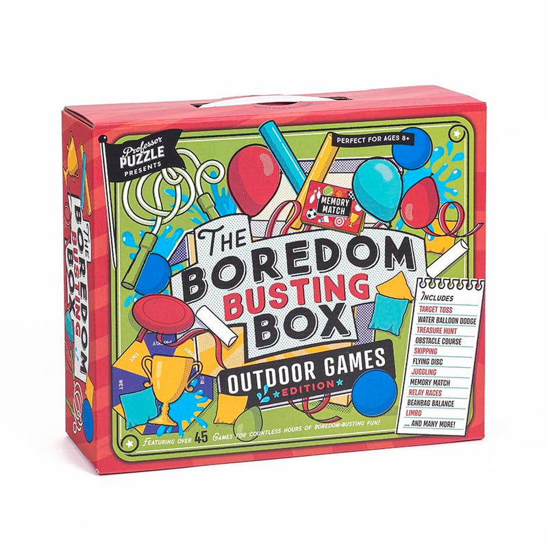Outdoor Boredom Busting Box | 45 Games | Free Shipping